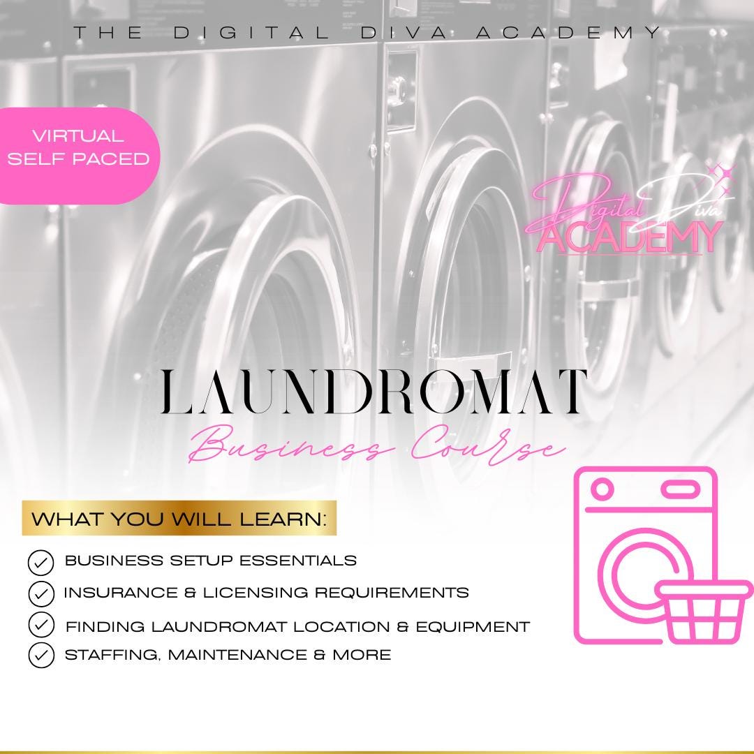 Start a Profitable Laundromat Business | Virtual Course for ...