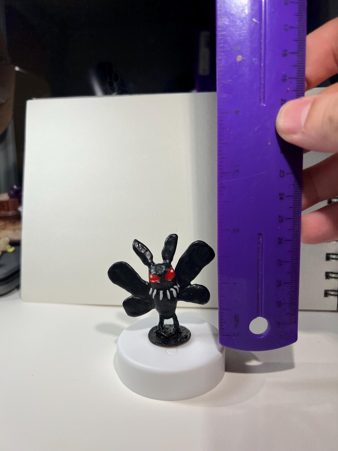 Handmade Mothman Polymer Clay Sculpture - Etsy