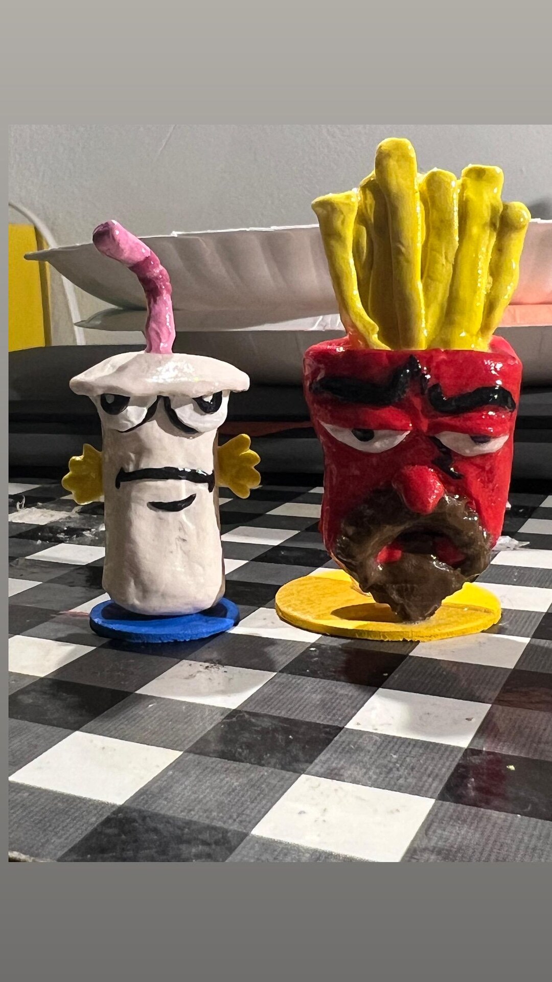 Aqua Teen Hunger Force Polymer Clay Figurines - Etsy