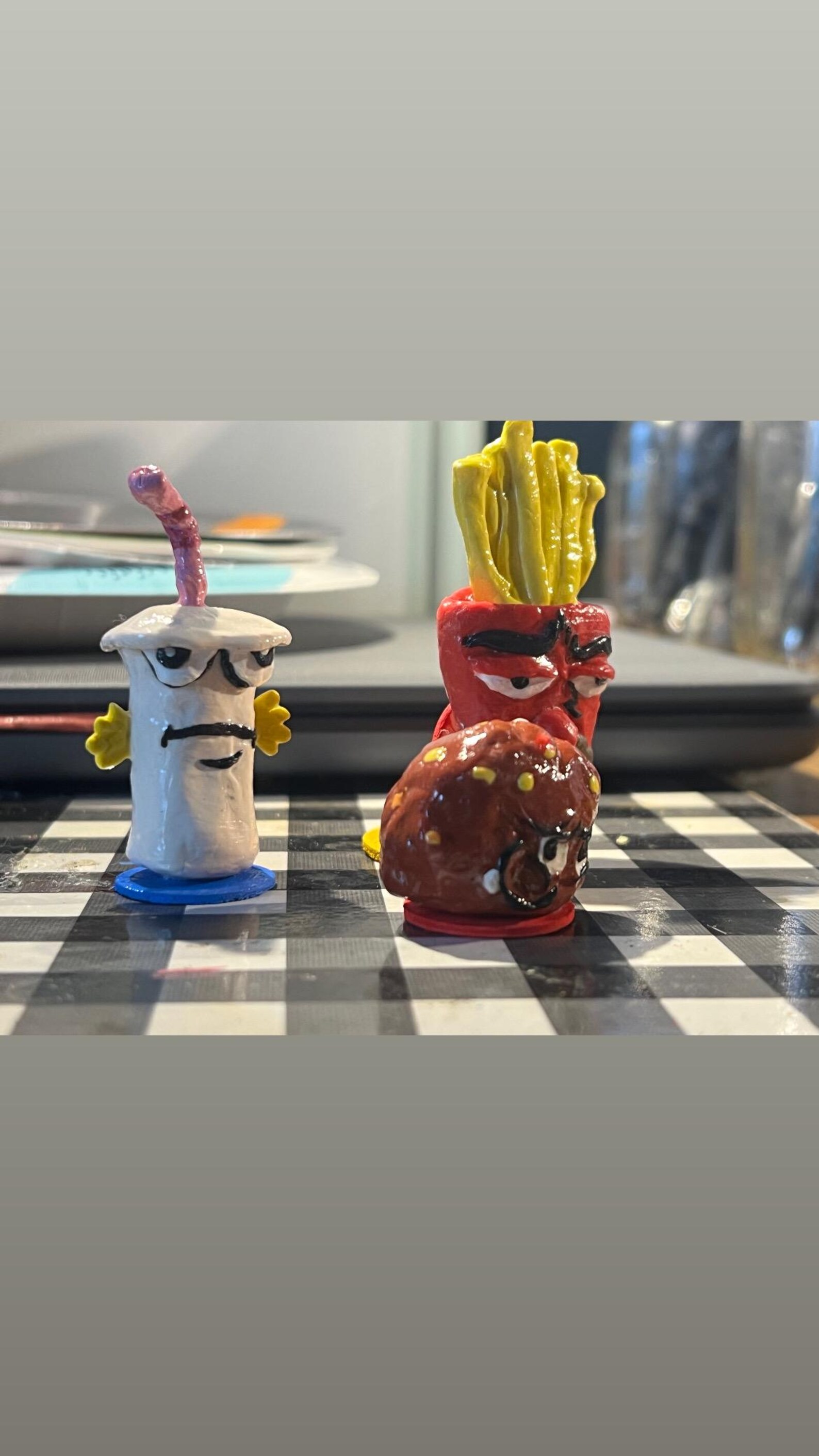 Aqua Teen Hunger Force Polymer Clay Figurines - Etsy
