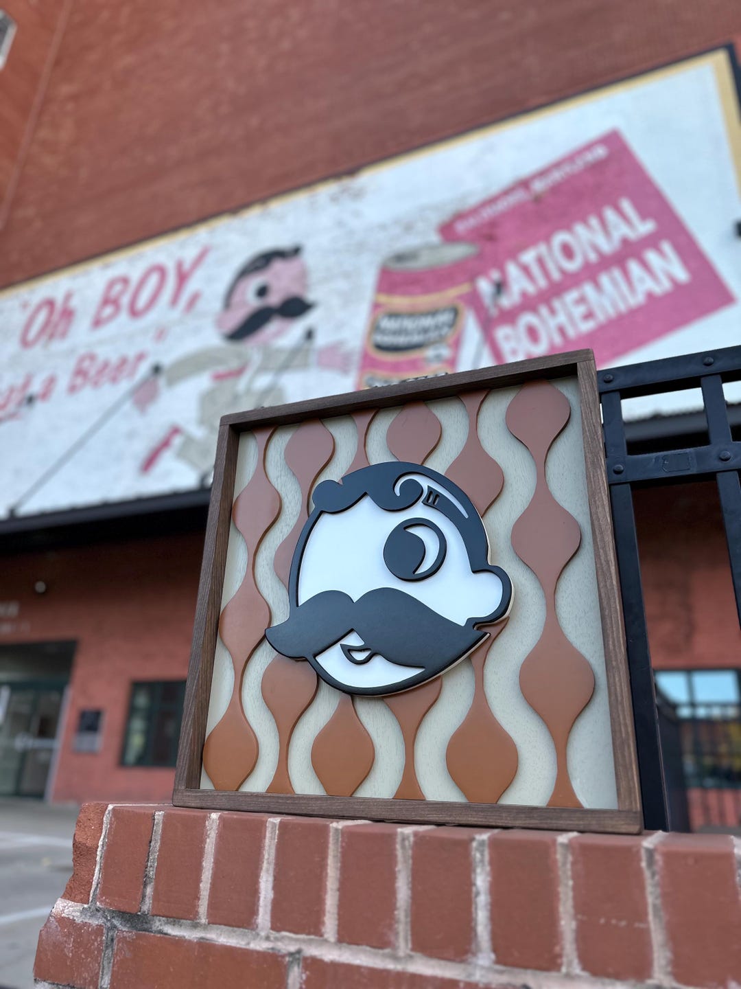 Retro Baltimore Wall Decor | Natty Boh Logo | Man Cave Wall Art ...