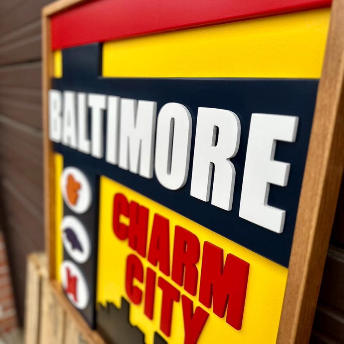 Baltimore Charm City Sign | Old Bay Sign | Baltimore | Charm City | Old ...
