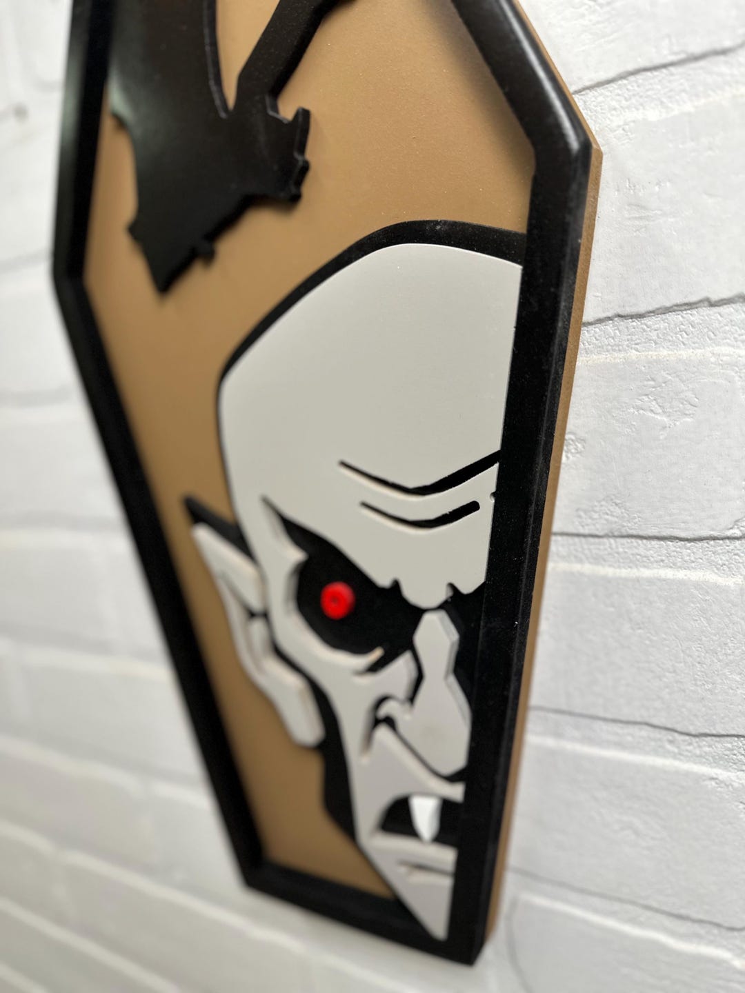Nosferatu in Coffin Spooky Halloween Sign Nosferatu Sign Dracula Coffin ...