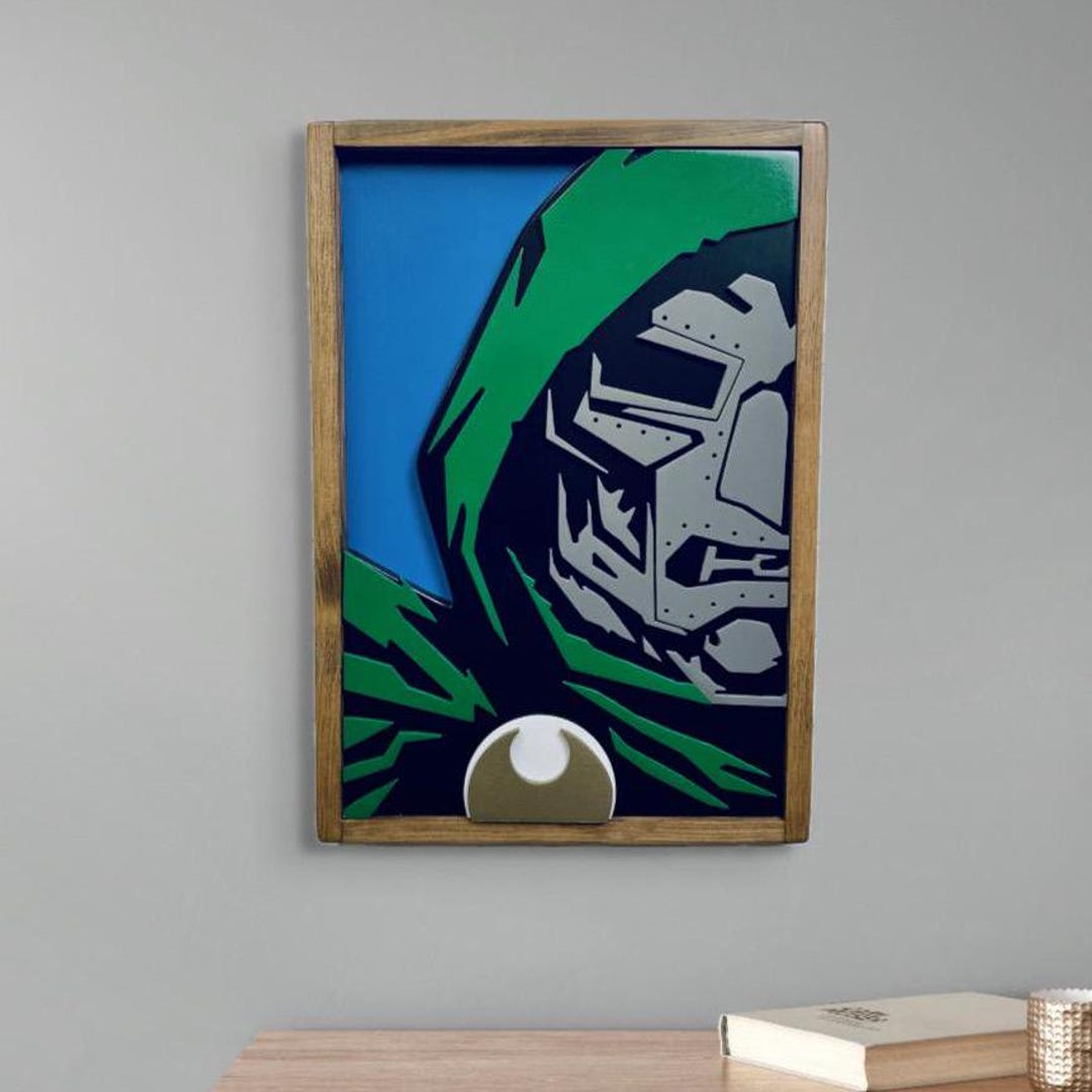Doctor Doom Sign Marvel Wall Decor Doctor Doom Fanastic Four Marvel ...