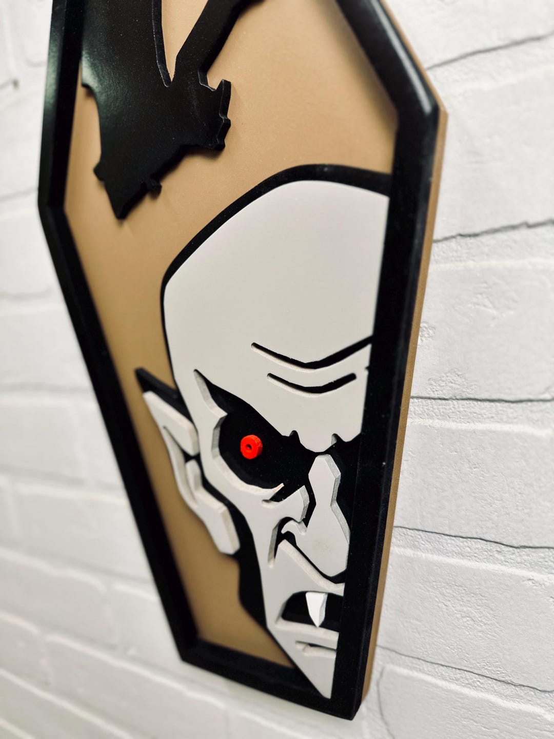 Nosferatu in Coffin | Spooky Halloween Sign | Nosferatu Sign | Dracula ...