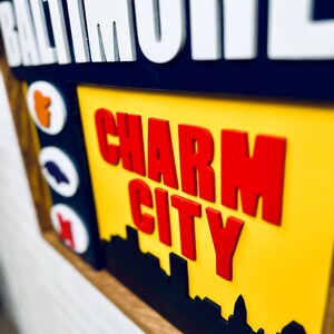 Baltimore Charm City Sign Old Bay Sign Baltimore Charm City Old Bay ...