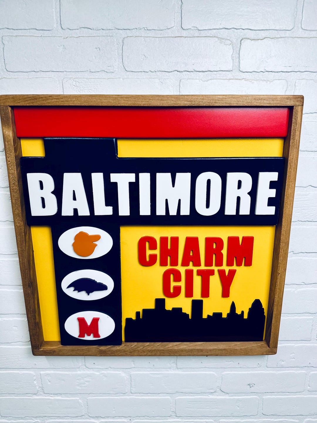 Baltimore Charm City Sign Old Bay Sign Baltimore Charm City Old Bay ...