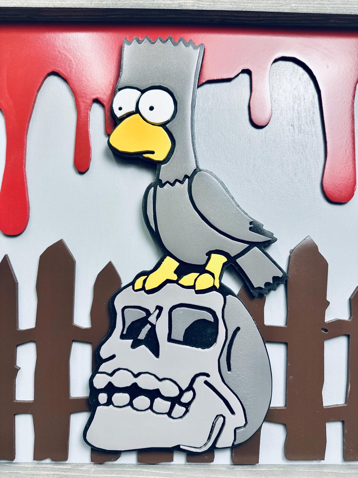 Simpsons Treehouse of Horror Raven Bart Sign | the Simpsons | Bart ...