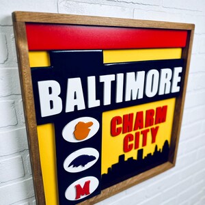 Baltimore Charm City Sign Old Bay Sign Baltimore Charm City Old Bay ...