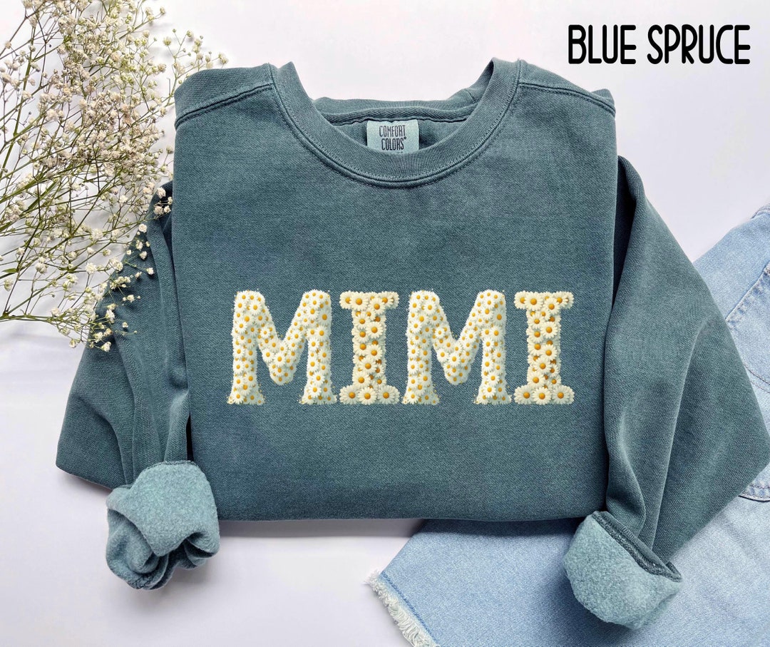 Comfort Colors Mimi Sweatshirt ,gift From Grandkids Mimi ,cute Mimi ...