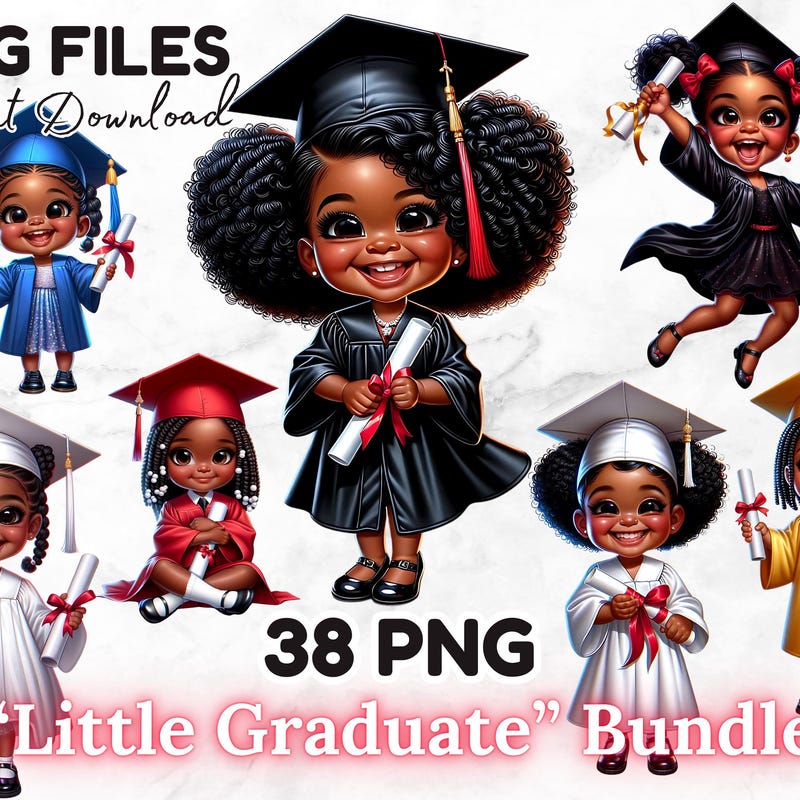Black Girl Graduation Svg - Etsy