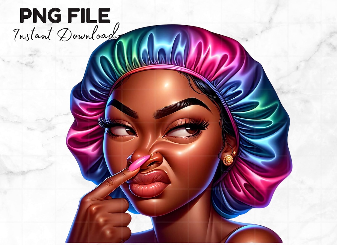 Funny Stink Face Png Black Girl Clipart Sassy Stink Face Sarcasm ...