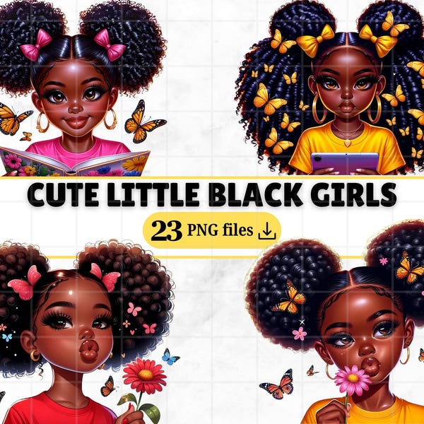 Little Girl Clip Art - Etsy