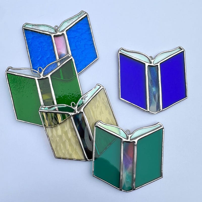 Stained Glass Book - Etsy