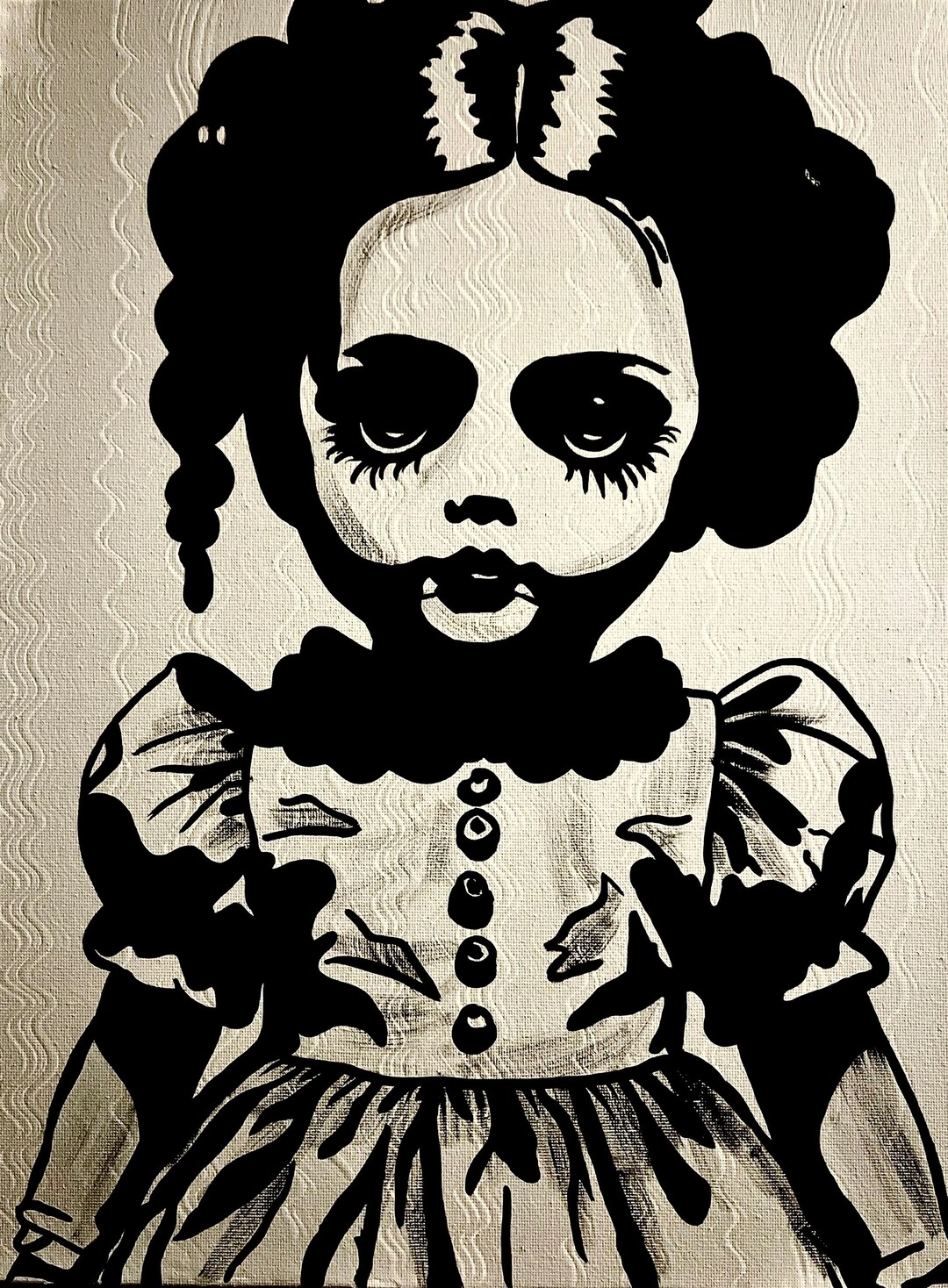 Creepy Doll Horror Art - Etsy