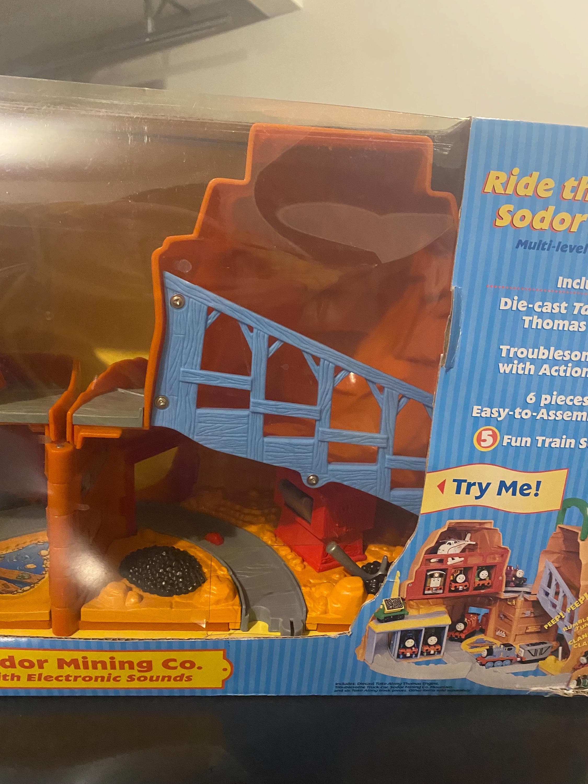 Vintage Thomas & Friends Take Along Sodor Mining Co. Playset Mountain ...