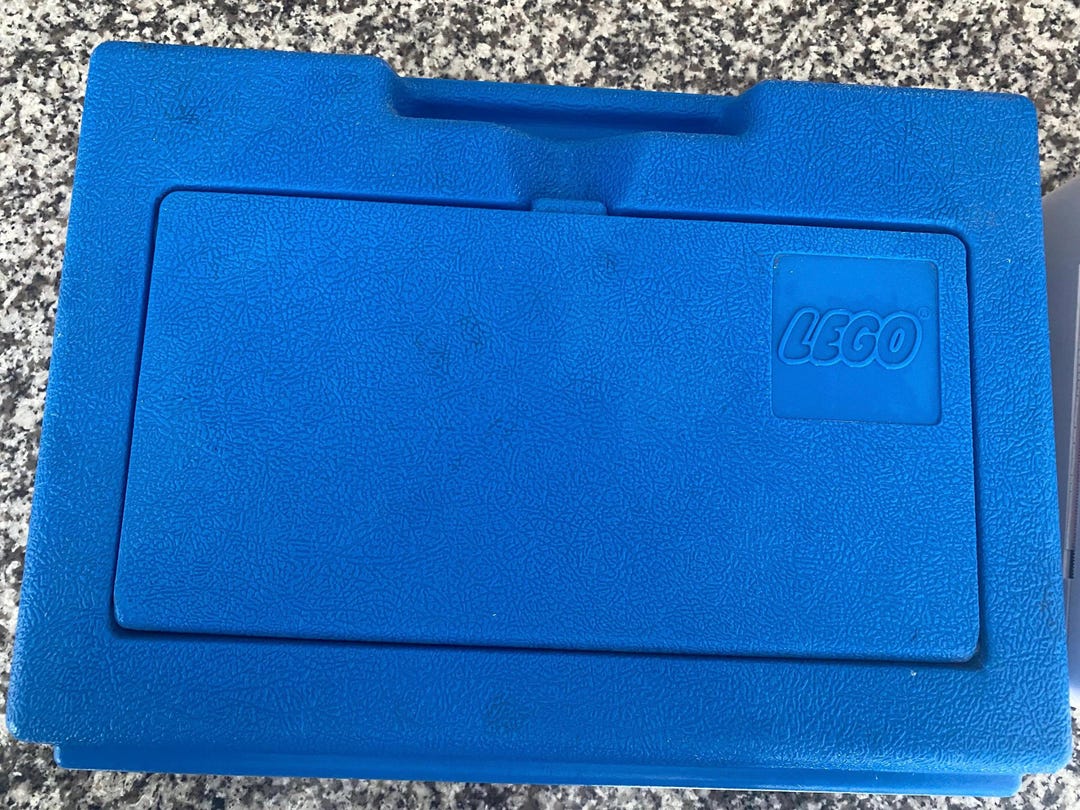 1983 Vintage Blue Lego Carrying Case W/ Legos - Etsy