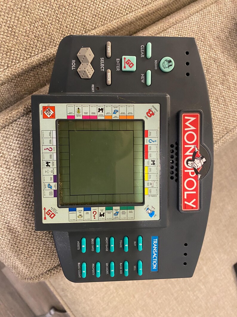 Hasbro Monopoly Vintage Handheld Game - Etsy