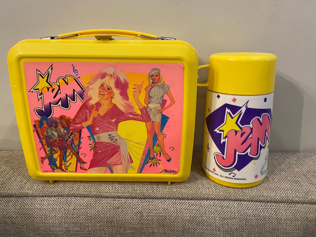 Vintage 1980's JEM and the Holograms Lunch Box Retro 80's JEM Lunchbox ...