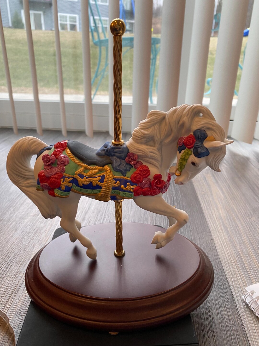Franklin Mint Enchantment Porcelain Carousel - Etsy