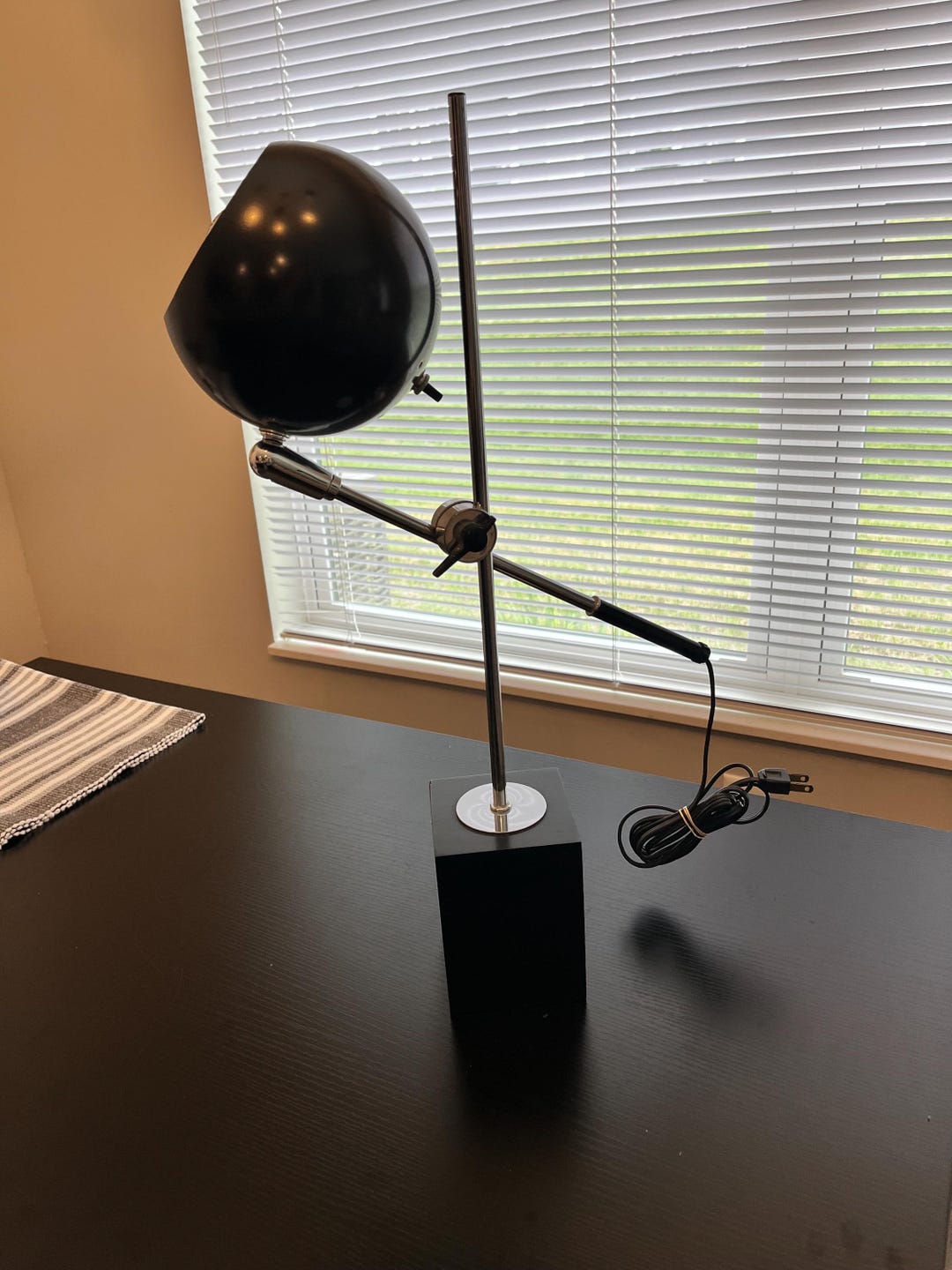 Rare Vintage Robert Sonneman Mid Century Modern Black Eyeball ...