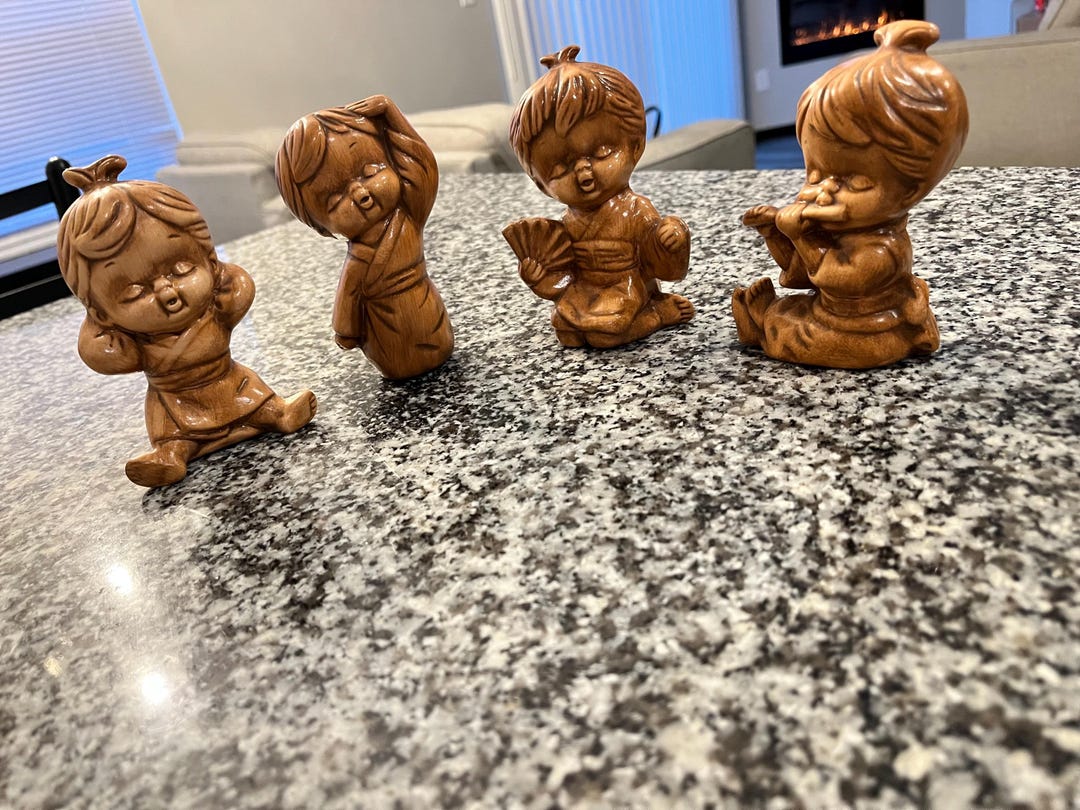 Very Rare Vintage Japanese Children Figurines - Etsy