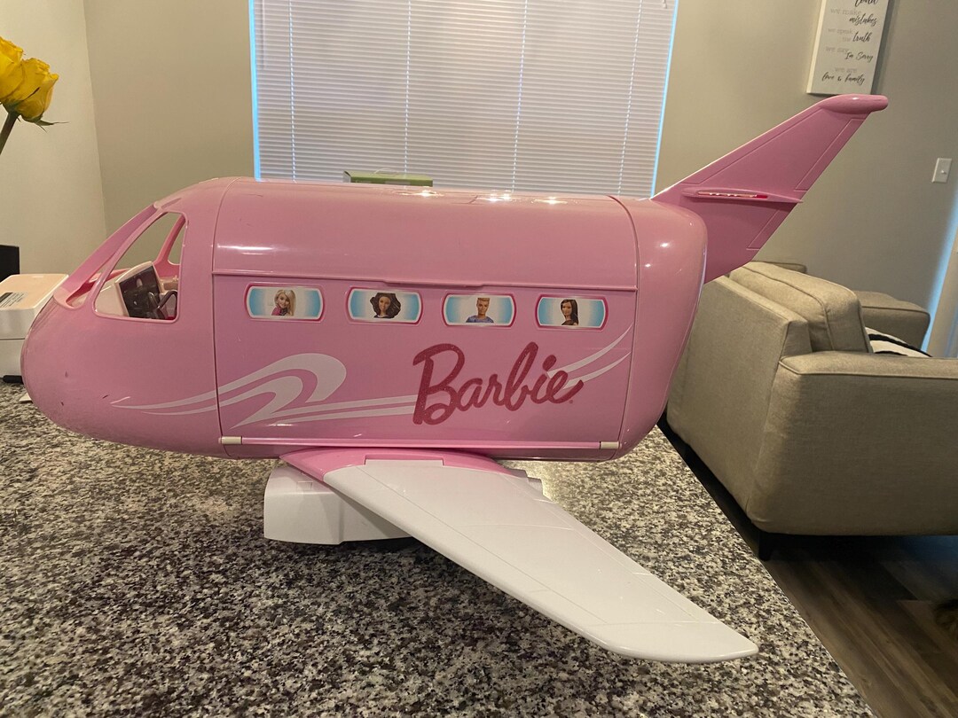 Vintage Jumbo Mattel Glamorous Pink Jet Airplane - Etsy