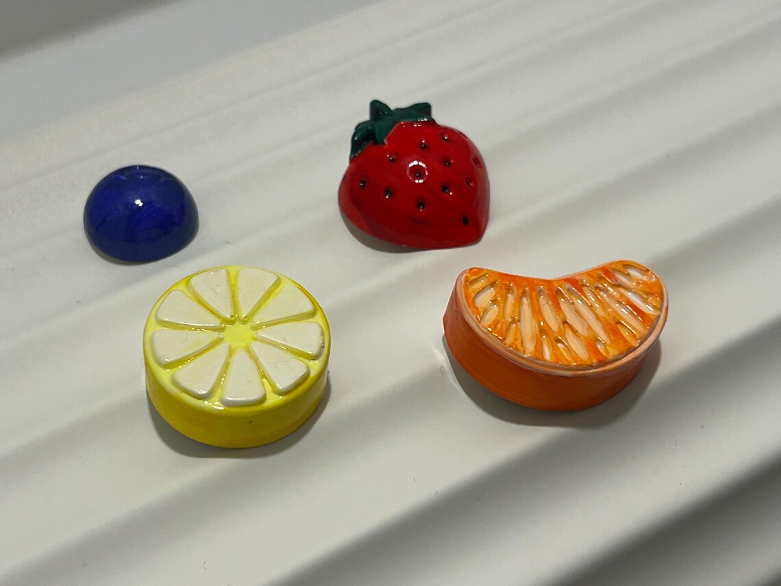 Fruit Magnets - Etsy