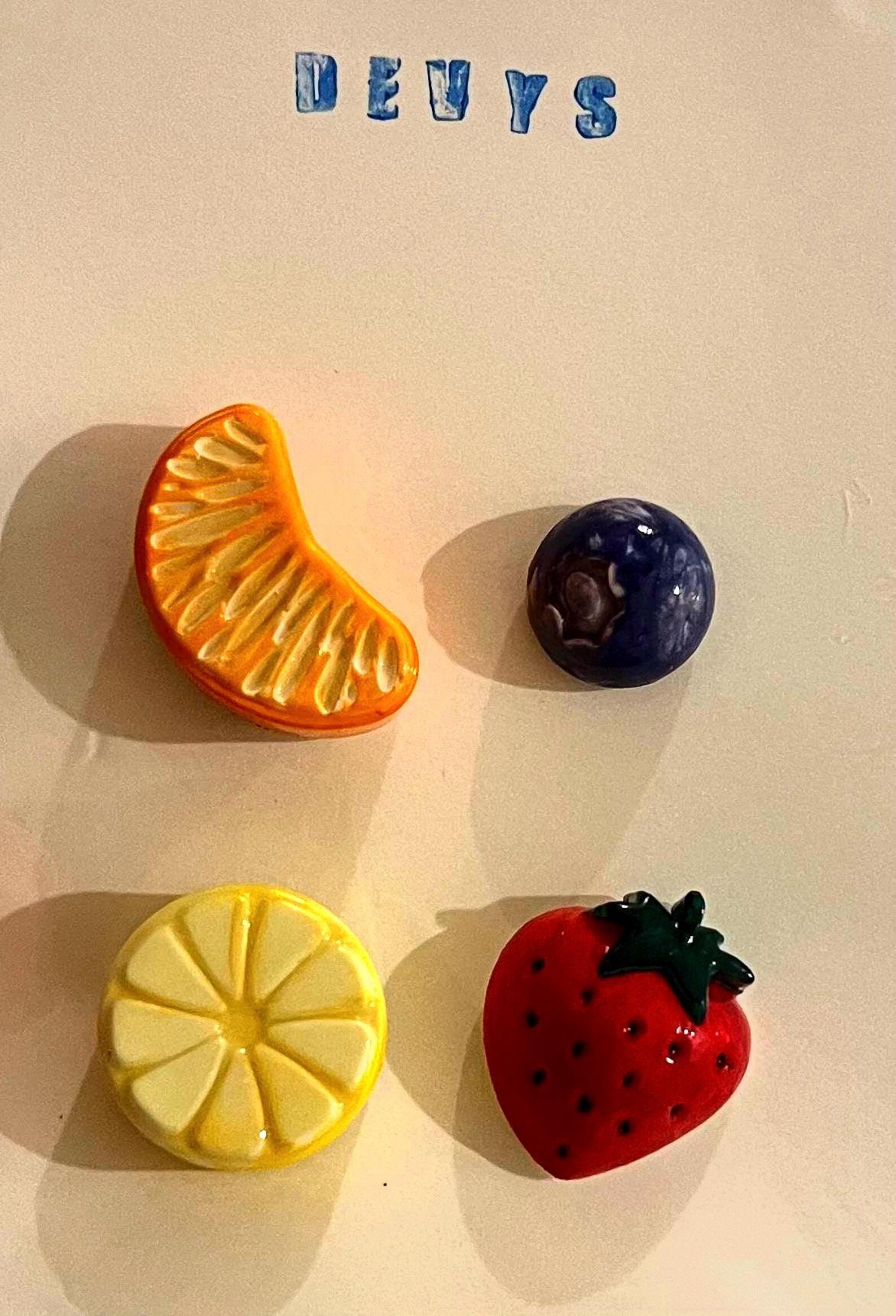 Fruit Magnets - Etsy