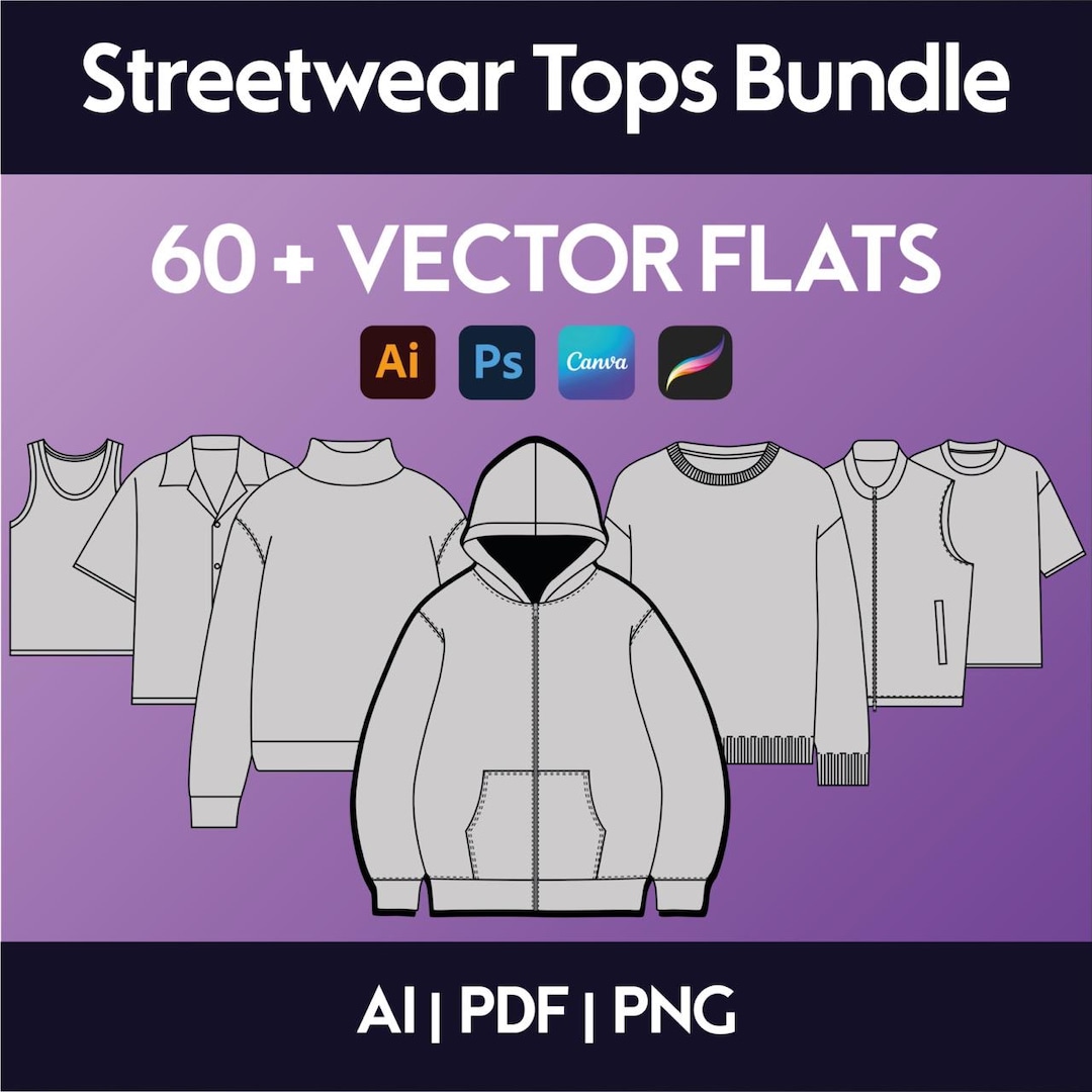 Pack de maquettes streetwear et vecteurs de mode - Modèle pack ...