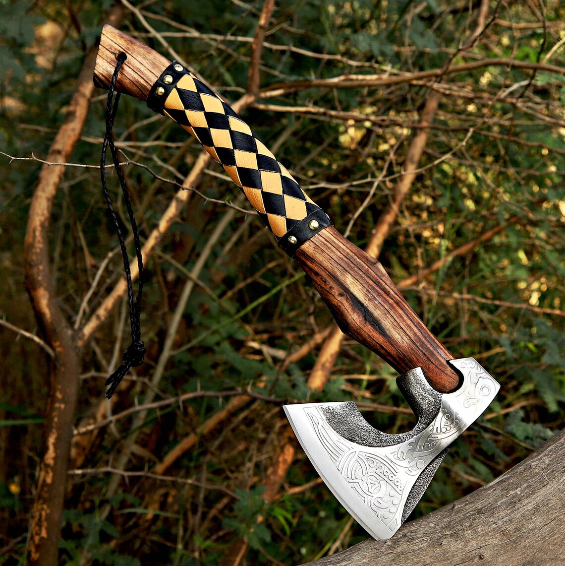 Hand Forged Viking Axe Custom Made Viking Gift for Wedding Occasions ...