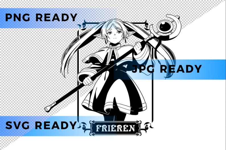 Frieren.2 SVG - Etsy