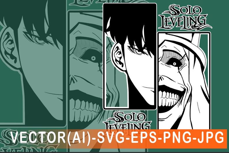 Solo Leveling Sung Jinwoo.5 SVG - Etsy