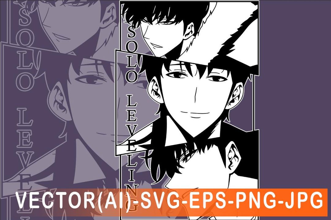 Solo Leveling Sung Jinwoo 7 SVG - Etsy