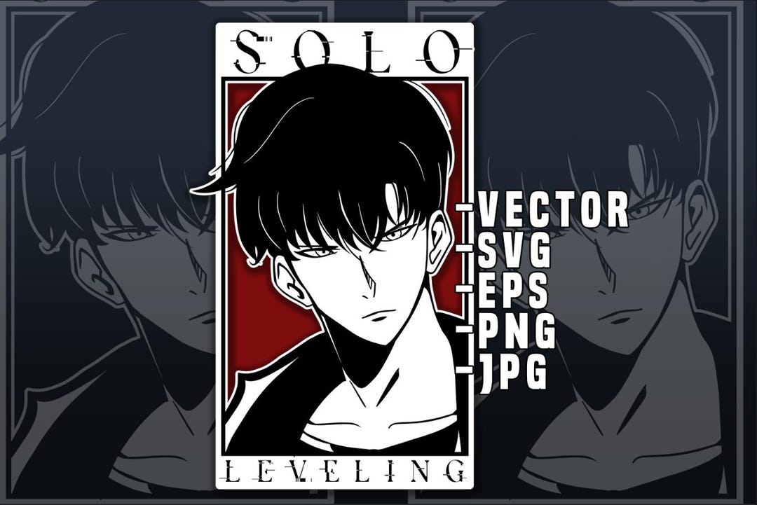 Solo Leveling Sung Jinwoo-3 SVG - Etsy