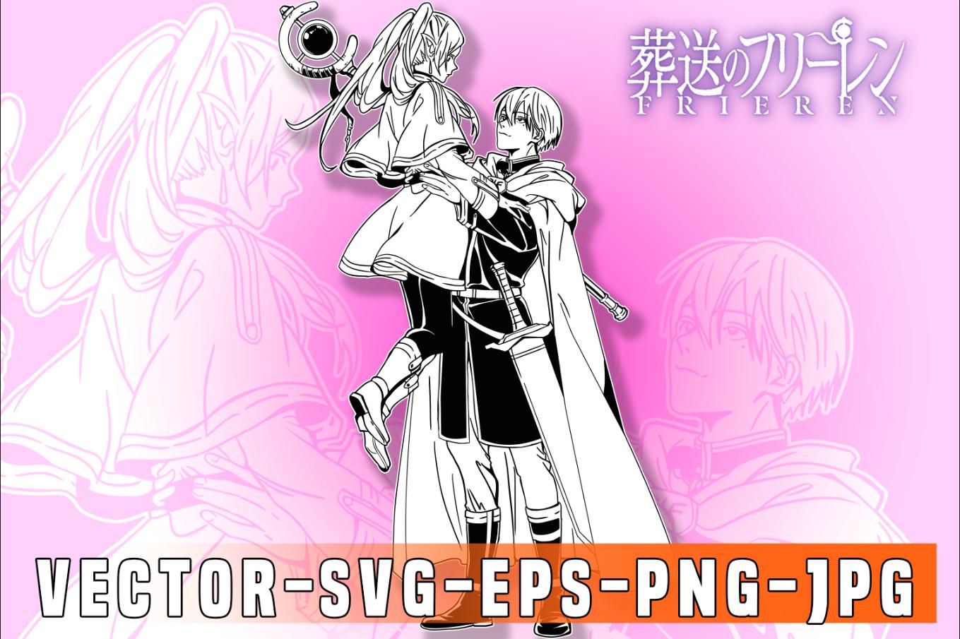 Frieren X Himmel SVG - Etsy