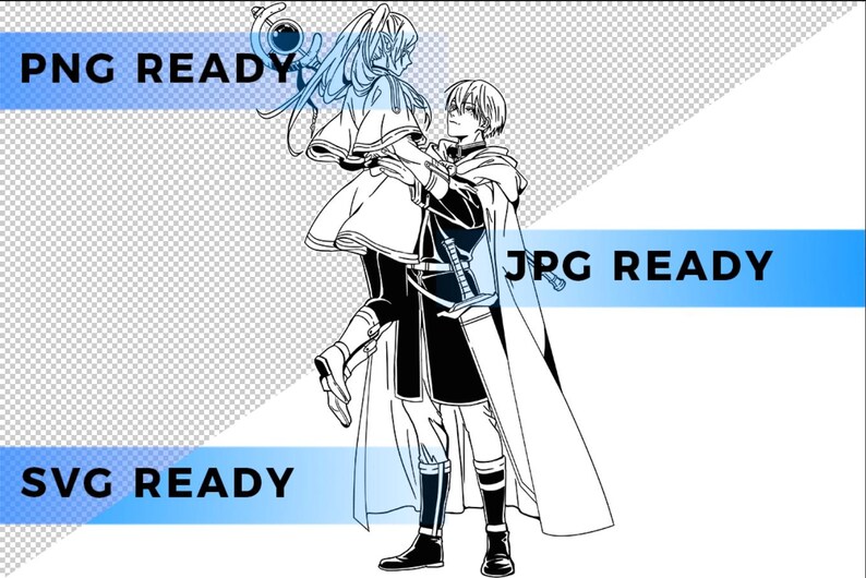 Frieren X Himmel SVG - Etsy