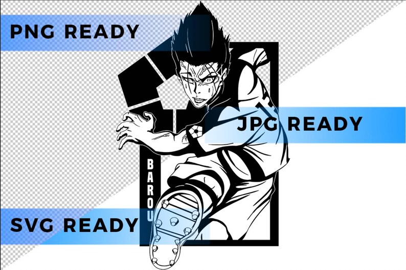 Blue Lock SHOEI BAROU SVG - Etsy