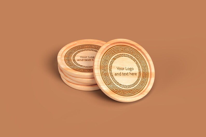 Custom Bamboo Coasters, Personalized Engraved Coasters Set, Wedding ...