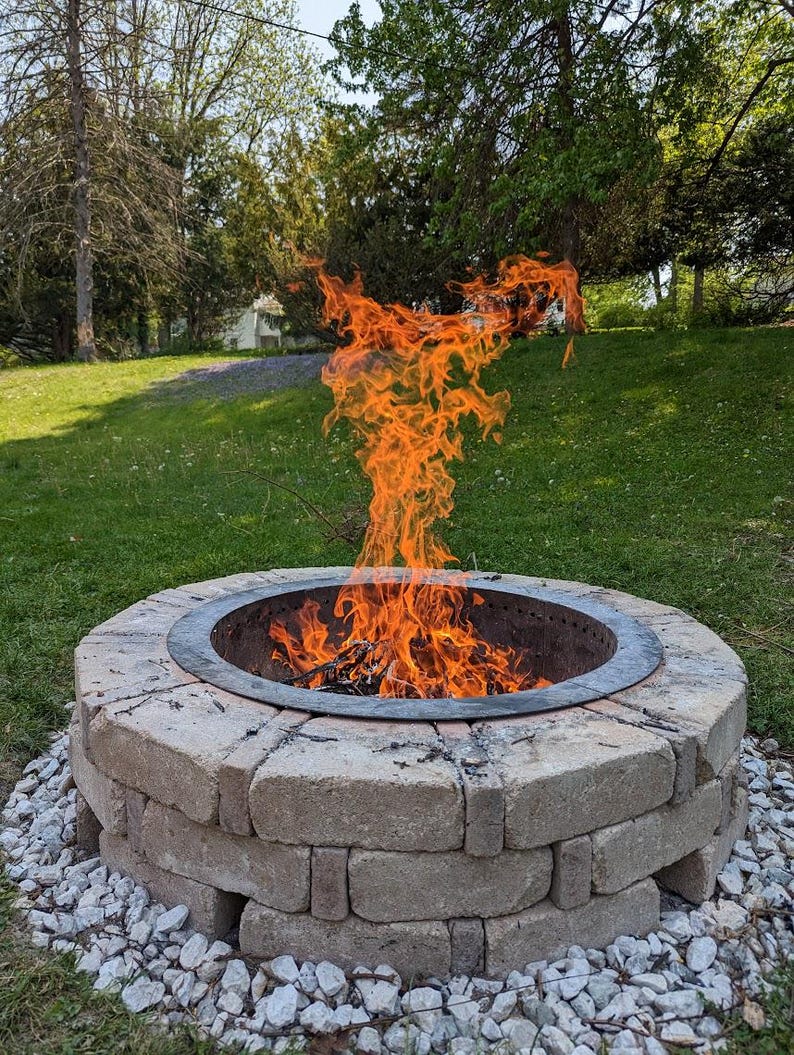 Smokeless Fire Pit Ring - Etsy