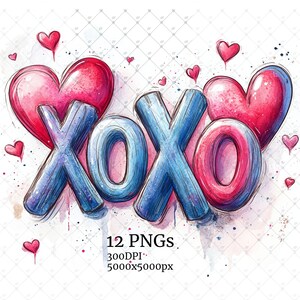 XOXO Png ,valentine Clipart, Valentines Day Png, Valentine PNG Designs ...