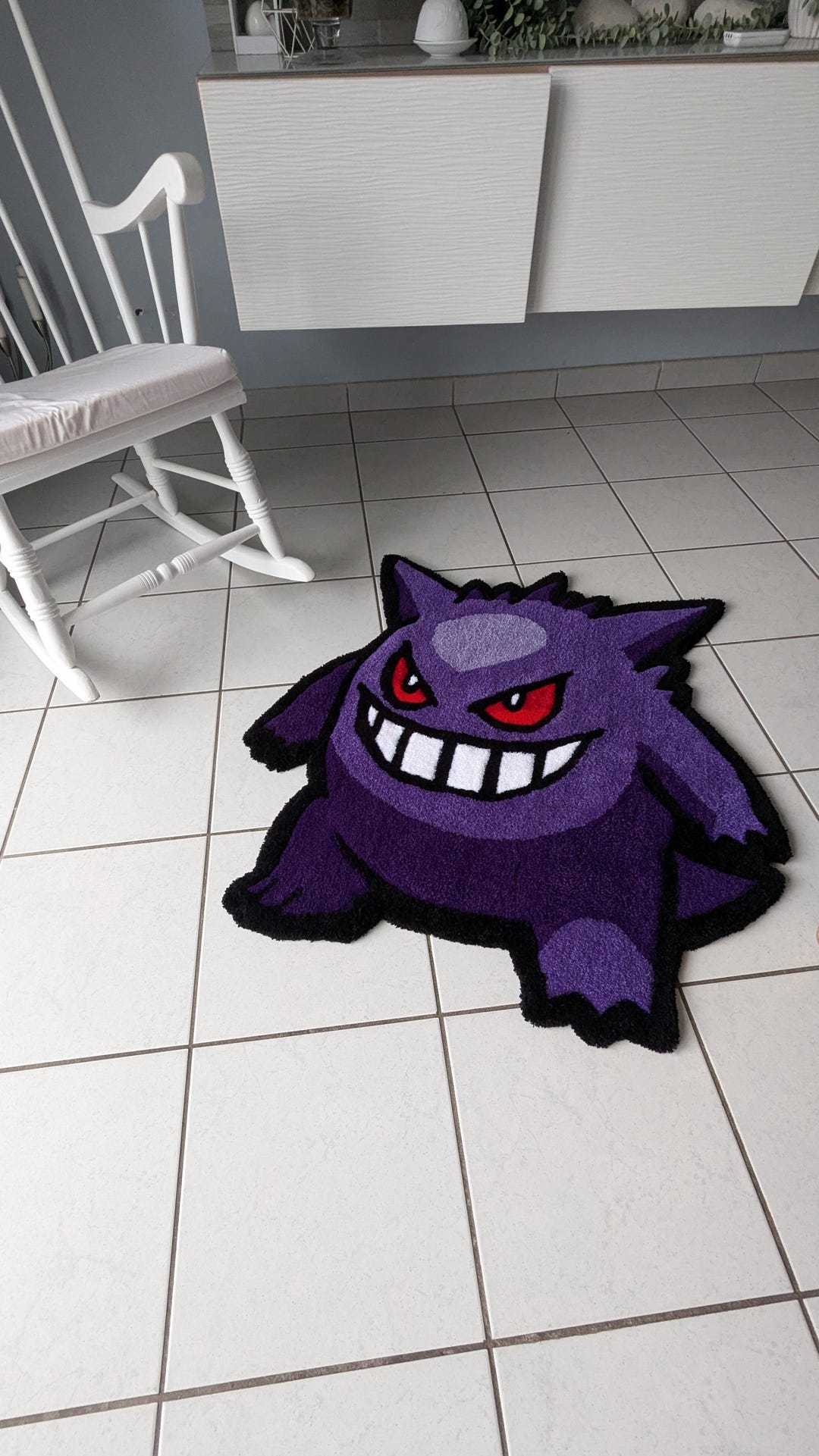 Tufted Rug Pokémon Gengar / Gengar - Etsy