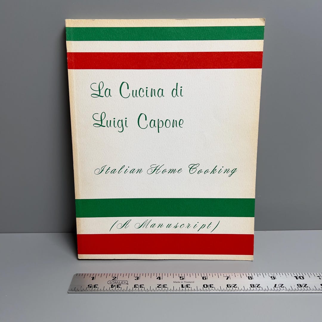 La Cucina Di Luigi Capone Italian Home Cooking 1983 - Etsy