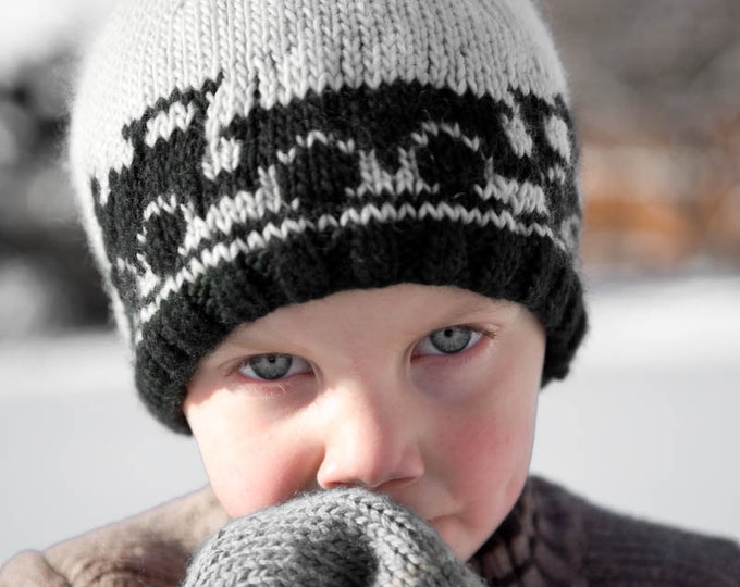 Boy's Knit Hat With Train Cars Captain Caboose - Etsy