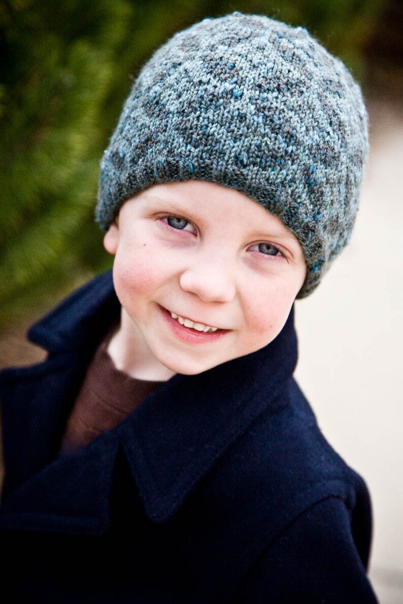 Knitting Pattern for Boy's and Men's Hat - the Orchard - Etsy