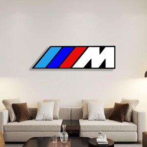 BMW M Logo Sign, Garage Sign, Mancave Decor,gift for Bmw Fan's , BMW M ...