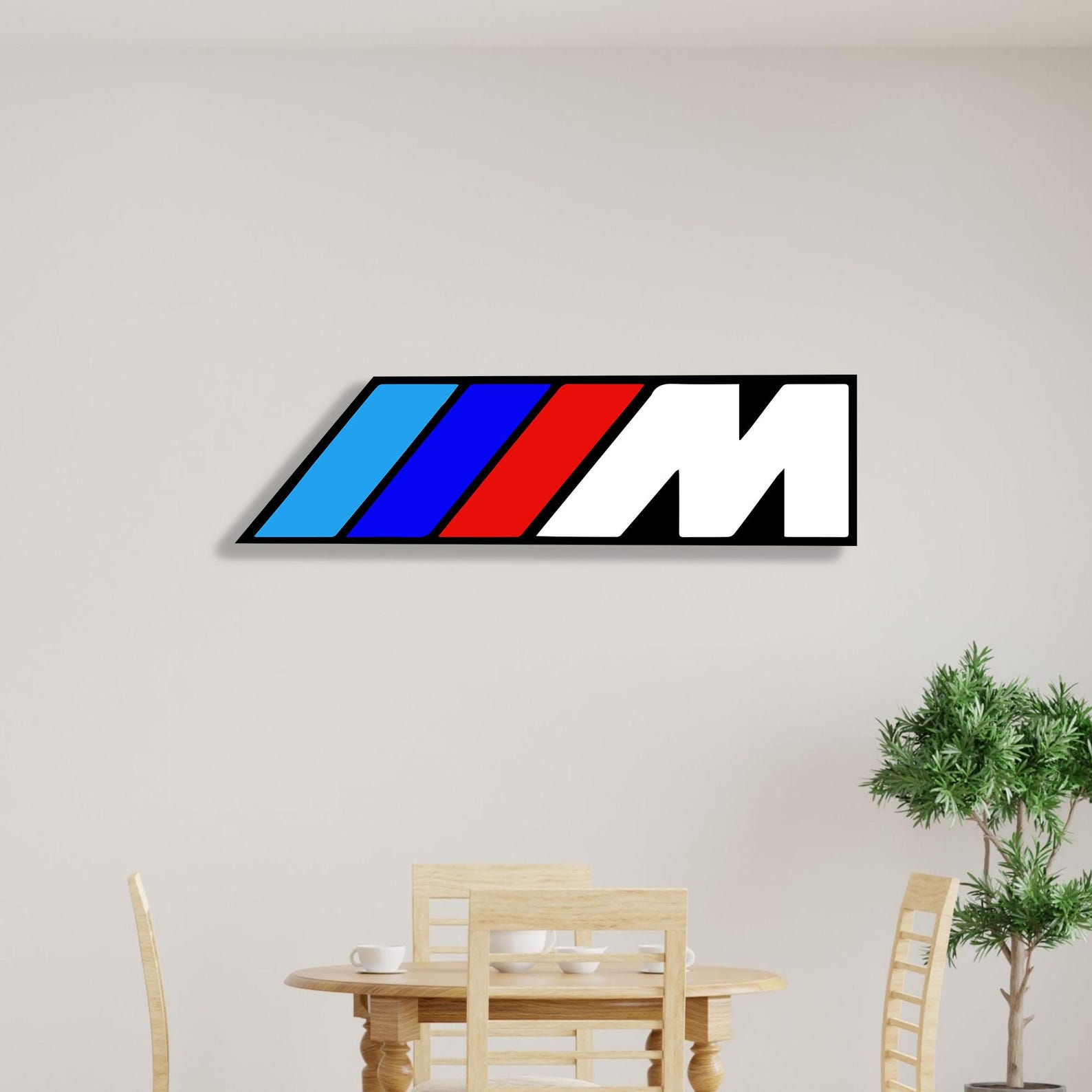 BMW M Logo Sign, Garage Sign, Mancave Decor,gift for Bmw Fan's , BMW M ...
