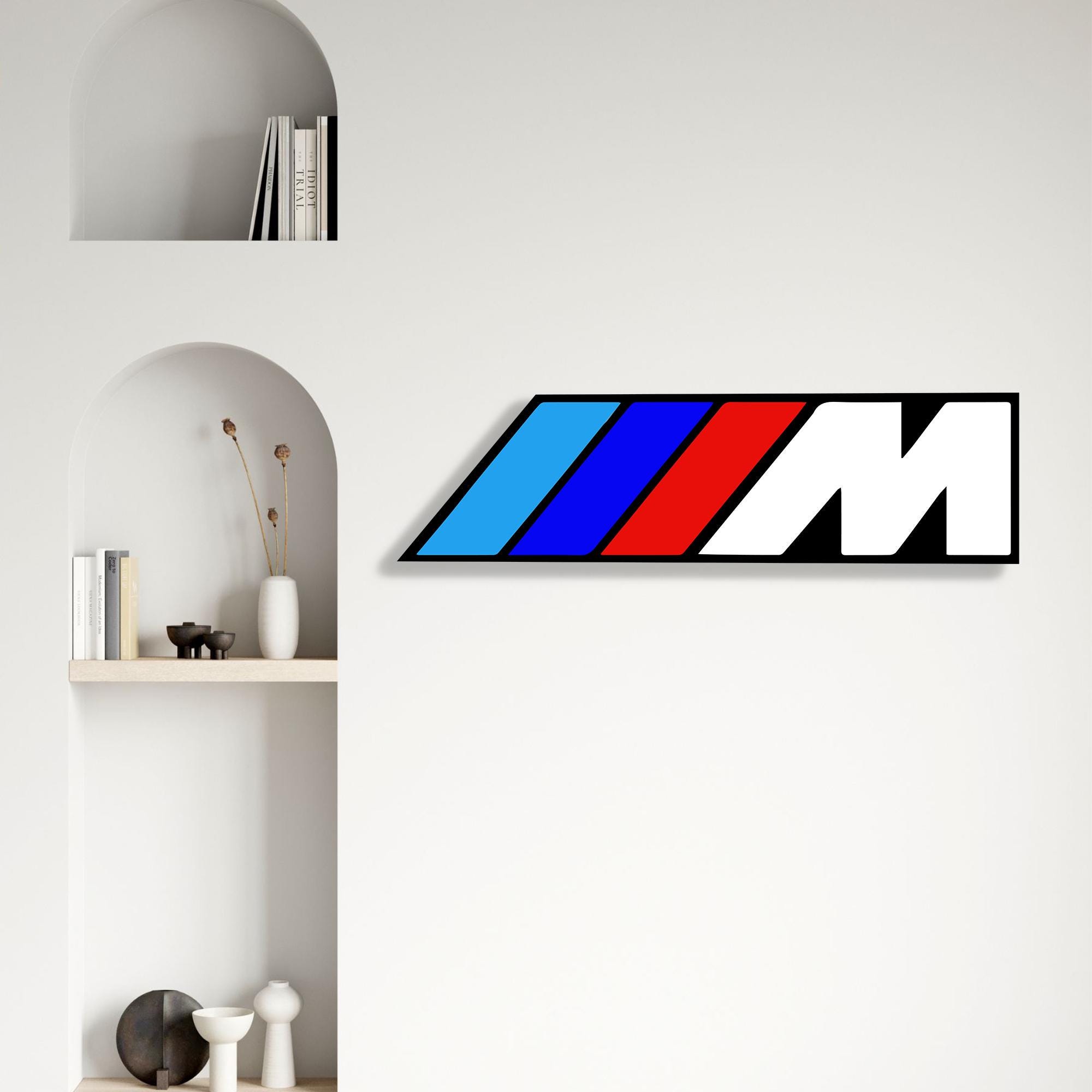 BMW M Logo Sign, Garage Sign, Mancave Decor,gift for Bmw Fan's , BMW M ...
