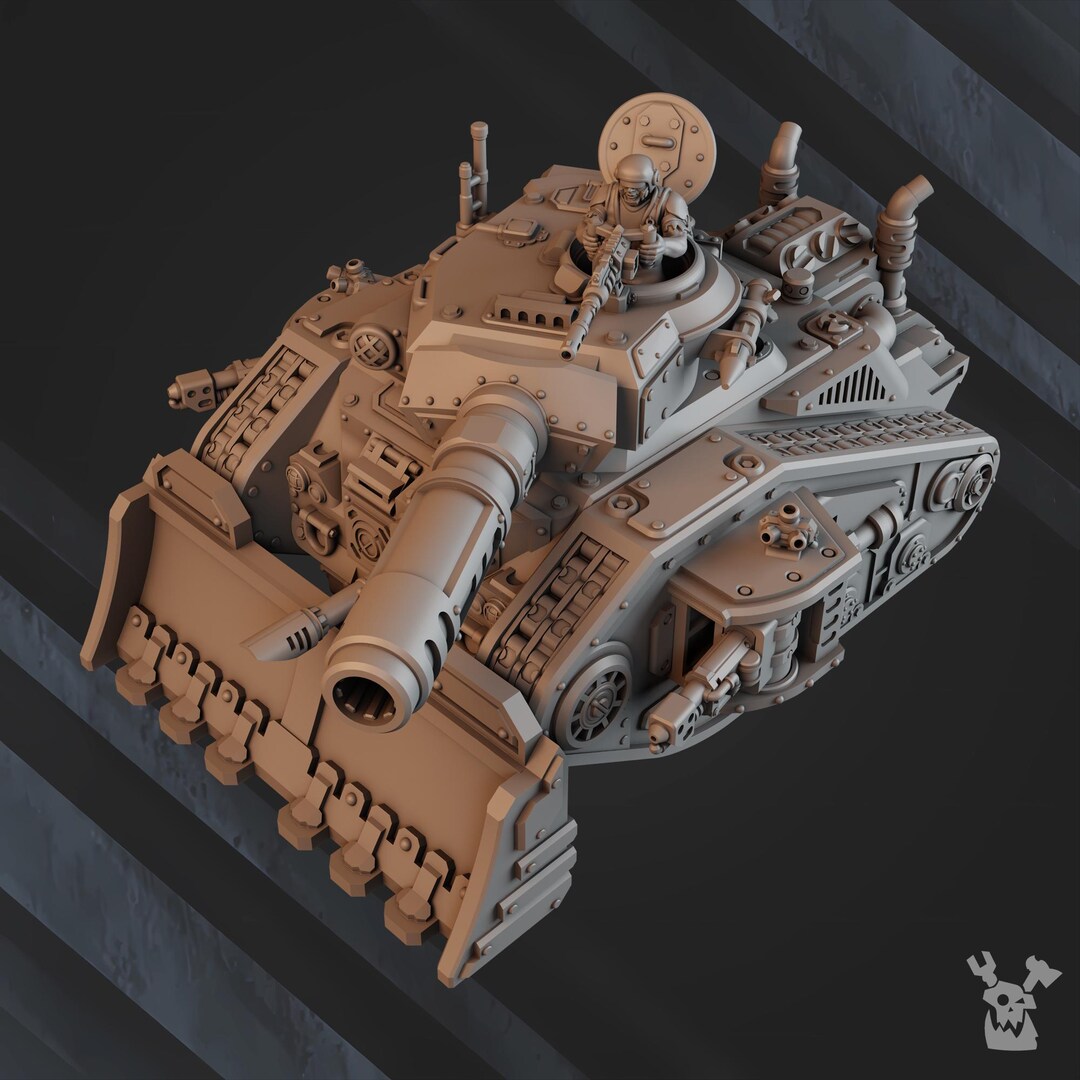 Battle Tank "lethal Rage" LR-6 28mm Tank Earth Guard for Sci-fi or ...
