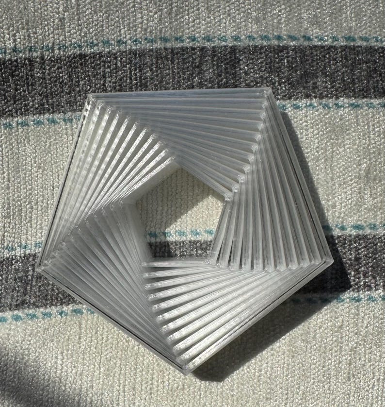 Interlocking Pentagon Fidget - Etsy